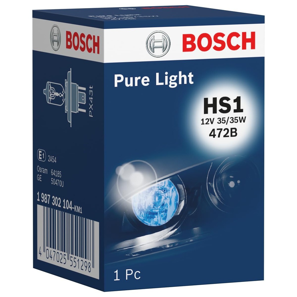 Bombilla BOSCH / MOTO / HS1 / 12V / 35/35 W / / BOSCH- | CONSTRUHERRAMIENTAS